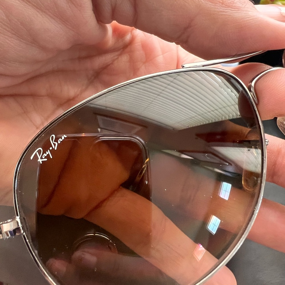 Authentic Ray Ban Cockpit Aviator Style Sunglasses In… - Gem